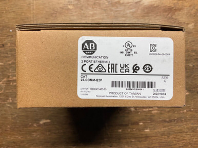 Allen Bradley 25-Comm-E2P Series A Powerflex 520 2-Port Ethernet ...
