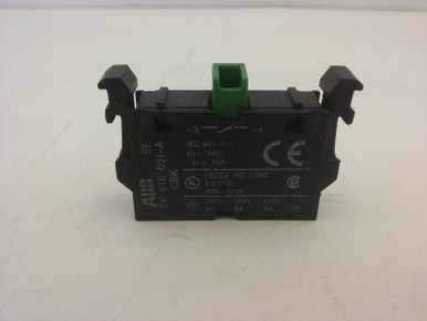 Abb Cbk-Cb10 Contact Block 1 Normally Open Sk 616 001-A - Industrial Lynx
