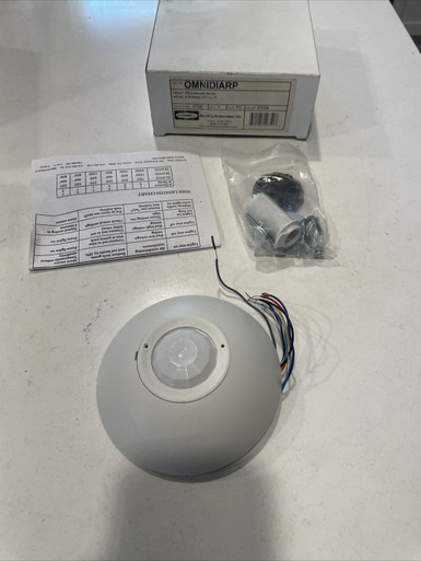 Hubbell Omnidiarp Pir Occupancy Sensor 450 Sq. Ft. White - Industrial Lynx