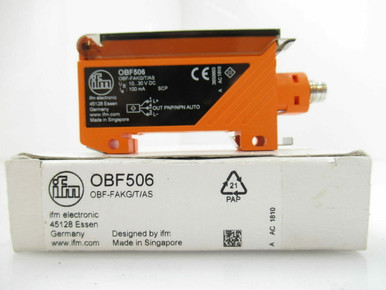 Obf506 Obf-Fakg/T/As Ifm Electronic, Fibre-Optic Amplifier - Industrial ...