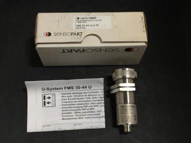 Sensopart Fms30-44Ul4-56 Fiber Optic Sensor 10-30Vdc - Industrial Lynx