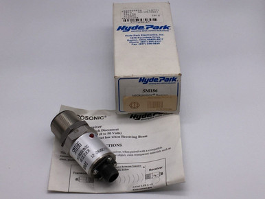 Hyde Park Sm186 Microsonic Thru Beam Receiver Sensor 12-24Vdc ...
