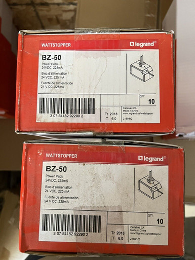 Legrand Wattstopper Bz-50 Power Pack 120-277V 50/60Hz 24Vdc 225Ma ...