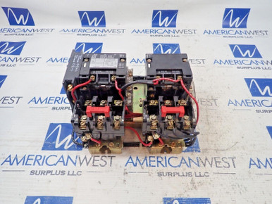 Square D 8810Sc02 Reversing Nema Size 1 Starter With 120 Volt Coil ...