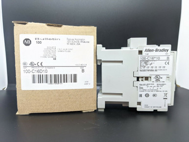 Allen-Bradley, Iec 100-C16D10, Contactor, 16 Amp, 120Vac Coil ...