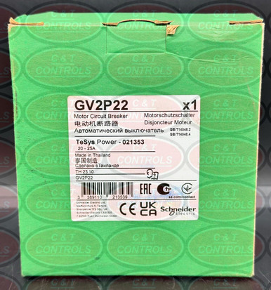Square D Gv2P22 20-25A Manual Starter - Industrial Lynx