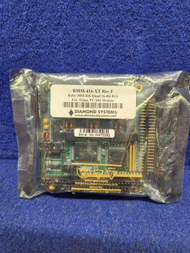 Diamond Systems Rmm-416-Xt Rev F, 4 Channel 16-Bit Analog Output Board ...
