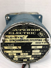 Superior Electric Slo-Syn Ss50 Synchronous Stepping Motor 72 Rpm ...