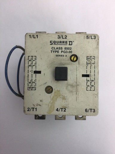 Square D 8502 Pg3.00 Contactor 600Vac 100A 60Hp 3 Pole 3 Phase ...