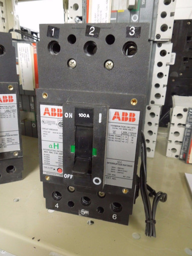 Abb Type Eh 100A 3P 600V Circuit Breaker W/ Auxiliary Switch & Shunt ...
