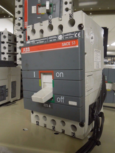 Abb Sace S3 S3B 225A 3P 240Vac Circuit Breaker W/ Shunt & Auxiliary ...
