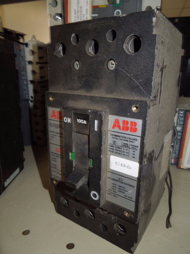 Abb Type Es 100A 3P 480V Circuit Breaker W/ Auxiliary Switch ...