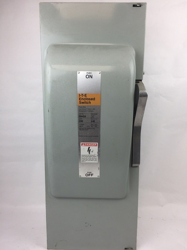 Ite Sn424 Heavy Duty Vacu Break Switch With Clampmatic Contacts 200