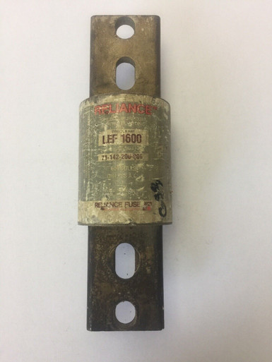 Reliance Lef 1600 Special Purpose Current Limiting Fuse 1600 Amp 600 ...