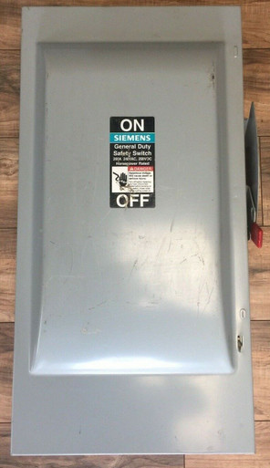 Siemens Gnf324 Non Fusible Safety Switch 200A 240Vac 250Vdc Type Bvii ...