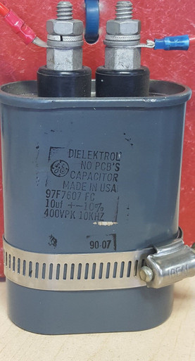 Ge Dielektrol Capacitor 10Uf 400Vpk 10Khz 97F7607 Fc No Pcb'S ...