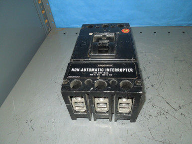 Westinghouse Ja3225Nw 225A 3P 600V Non-Automatic Circuit Interrupter 459D988G16 - Industrial Lynx