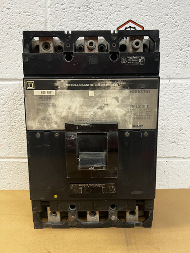 Square D Mal36600 Series 2 Thermal-Magnetic Circuit Breaker 600 Amp ...