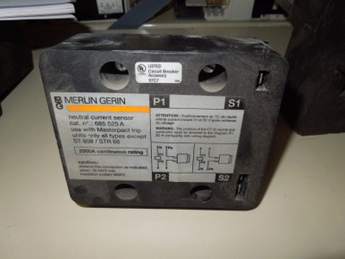 Merlin Gerin # 685 525A 2000A Continuous Rating Neutral Current Sensor ...