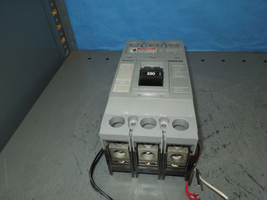 Siemens Sentron Type Fxd6-A Fxd63S250A 250A 3P 600V Molded Case Switch ...