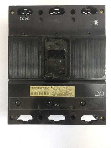 Ite Jl3-F400 Circuit Breaker Frame 600Vac 125/250Vdc 150A Trip Unit Jl3 ...