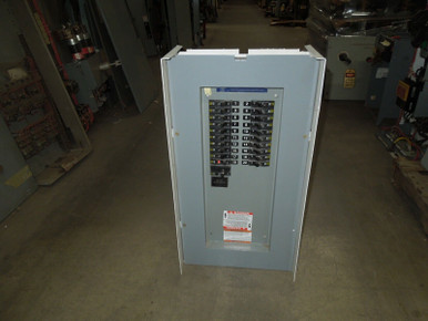 Square D Model 6 Nqod 100A 1Ph 120/240V Main Breaker Panel W/ 20-15A 1P ...