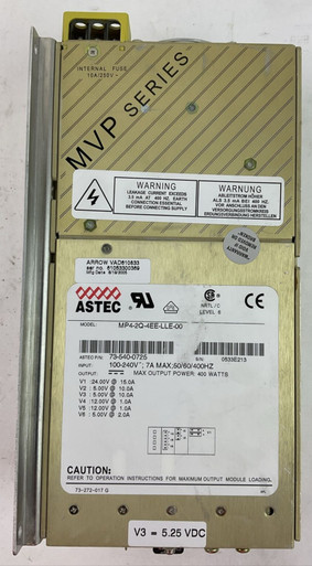 Astec Mp4-2Q-4Ee-Lle-00 Power Supply Output 24Vdc @ 150A 400W Input 100 ...