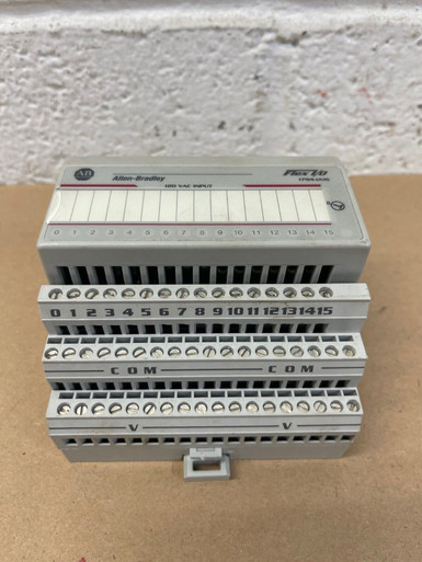 Allen-Bradley 1794-Ia16 , Flex I/O, 120 Vac, Input Module W/ 1794-Tb3 ...