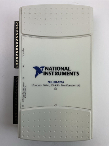 National Instuments Ni Usb-6210 16 Inputs 16-Bit 250 Ks/S Multifuction ...