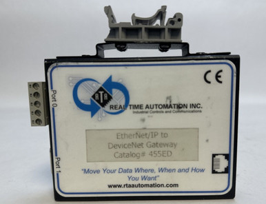 Real Time Automation 455Ed Ethernet/Ip To Devicenet Gateway ...
