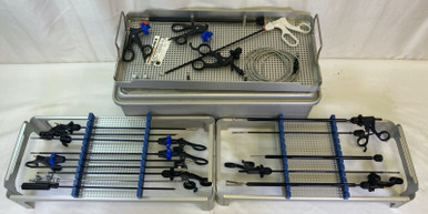 23 Piece Sklar Laparoscopic Instrumentation Set W Sterilization Case ...