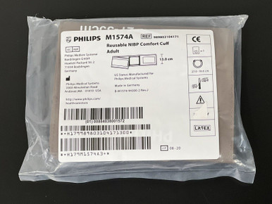 Philips M1574A Single Hose Reusable Blood Pressure Cuff W/ Connector ...