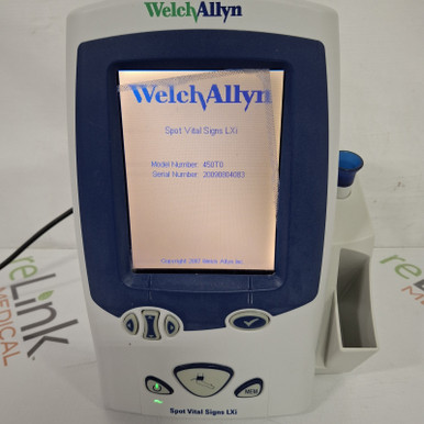 Welch Allyn Spot Lxi - Nibp, Suretemp Plus Vital Signs Monitor ...