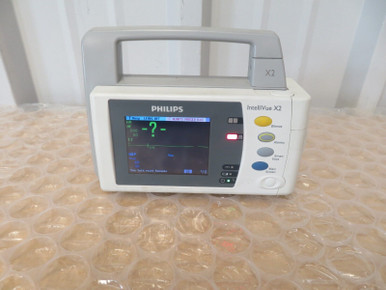 Philips Intellivue X2 Patient Monitor M3002A Nibp Nbp Temp Ecg Spo2 ...
