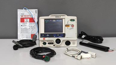 Physio-Control Lifepak 20 Biphasic 3 Lead Spo2 Ecg Pacing Analyze ...
