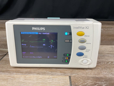 Philips Intellivue X2 M3002A Portable Mp2 Sp02 Ecg Mms Patient Transport Monitor - Industrial Lynx