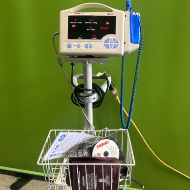 Casmed 740 Vital Signs Monitor Masimo Sp02, Nibp, Temp With Rolling ...