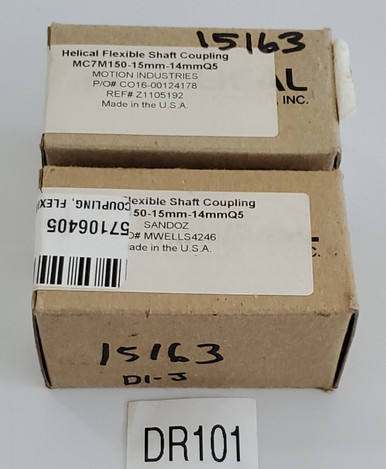 Boxes 2 Helical Mc7M150-15-14 Q5 Flexible Shaft Couplings - Industrial Lynx