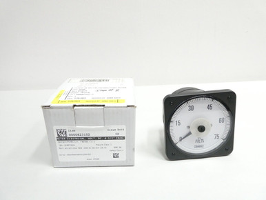 Crompton 007-05Va-Pbpb Voltmeter 0-75V-Dc - Industrial Lynx