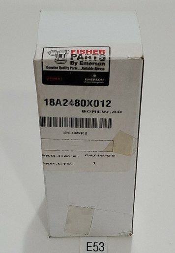 Fisher 18A2480X012 Actuator Adjusting Screw Brass 656 - Industrial Lynx