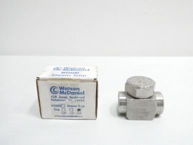 Watson Mcdaniel Wd600 Stainless Threaded Steam Trap 600Psi 3/4In Npt ...