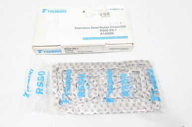 Tsubaki Rs50-Ss-1 Stainless Single Roller Chain 10Ft 5/8In - Industrial ...