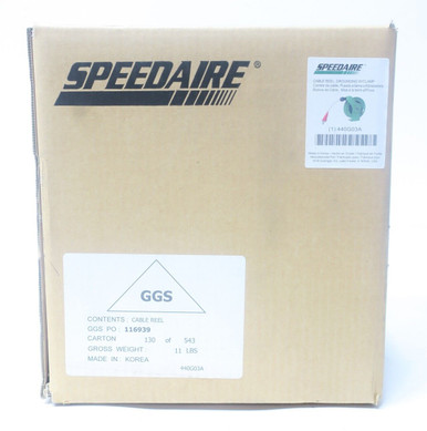Speedaire 440G03A Spring Return Cable Reel 50Ft - Industrial Lynx