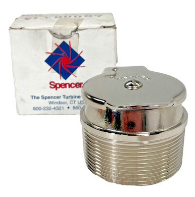 Spencer Vlv90087 2" Male Thread Inlet Valve With Short Body, Chrome ...