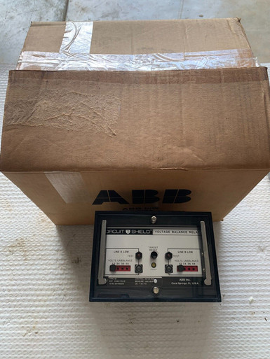 Abb Circuit Shield Voltage Balance Relay 412A1175-1E Type 60 Class 1E ...