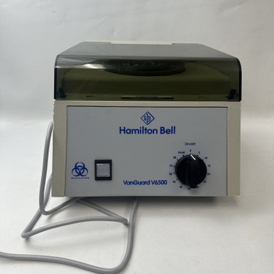 Hamilton Bell Vanguard V6500 Centrifuge With 6 Tube Holders Works ...