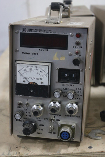 Ludlum Measurement Model 2200 Scaler Survey Rate Meter Geiger Counter ...