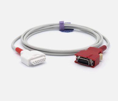 Masimo 2406 Rainbow Compatible Spo2 Adapter Cable - Industrial Lynx