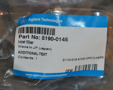 Agilent Inlet Filter 51900145 - Industrial Lynx