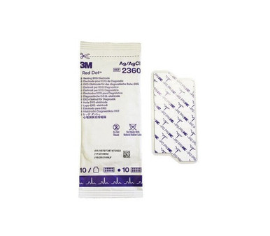 500 Ecg Ekg 3M Red Dot Resting Tab Electrode Monitoring Tab Clip ...